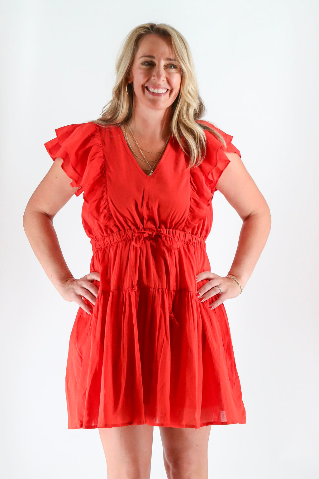 The Vivi Dress - Red – Dawson the Label